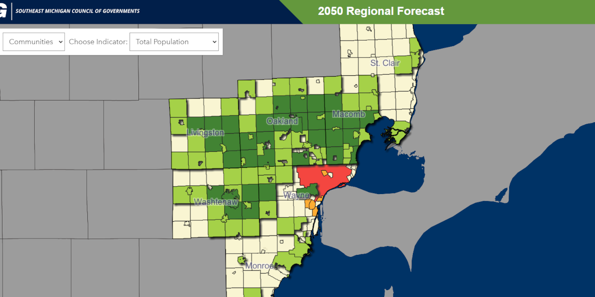 SEMCOG 2050 Regional Development Forecast